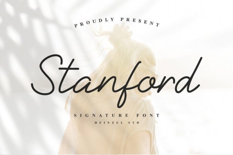 Stanford Signature Font - Dafont Free