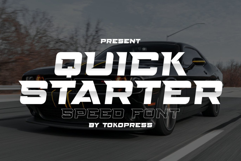 Quickstarter Font - Dafont Free