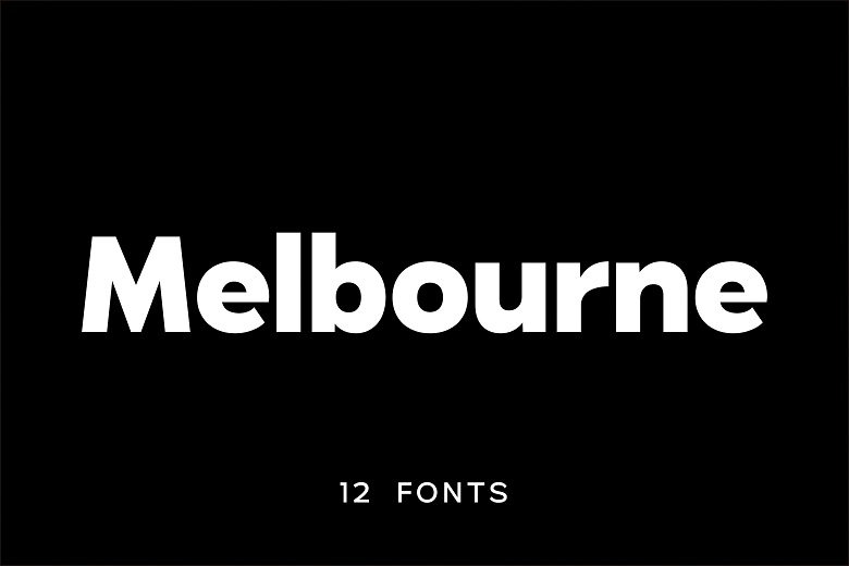 Melbourne Font Family - Dafont Free