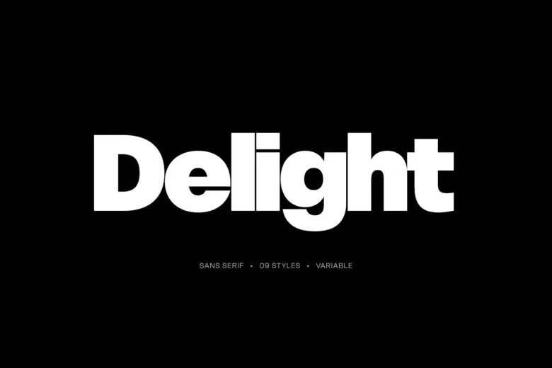 Delight Font Family - Dafont Free